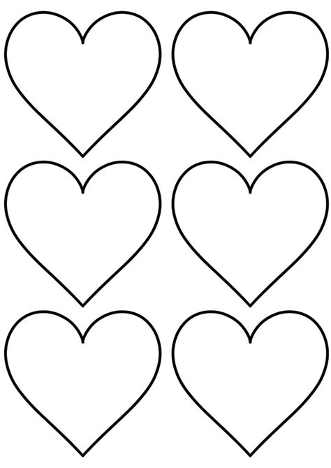 12 Free Printable Heart Templates Cut Outs Heart Shapes Template