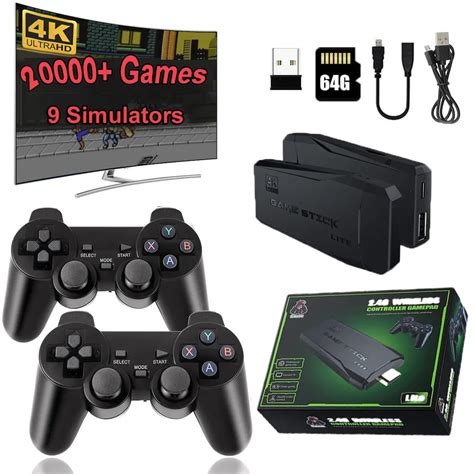 M8 Video Game Console 4K HD Built In 20000 Games For PS1 FC GBA