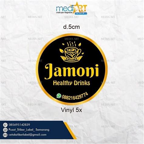 Contoh Stiker Bulat 58 Koleksi Gambar