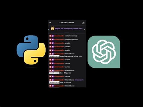 Python Chat Gpt Y El Chat De T Conectando Con Python Para Hacer