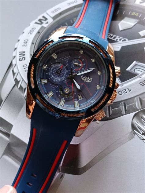 Mens LIGE Watch Water Resistant 1853 For Dream Fashion Watch 45mm