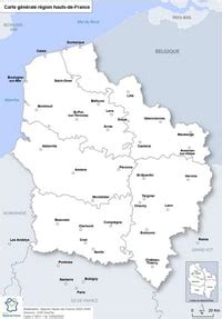 R Gion De France Carte Des Hauts De France