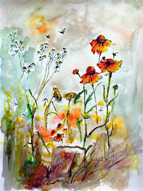 Wildflowers Watercolor