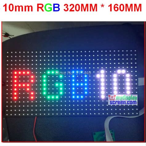 10mm Pixel Full Color Module Indoor Semi Outdoor Hub 75 1 8 Scan 320
