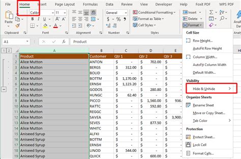 Atajo Para Ocultar Filas En Excel