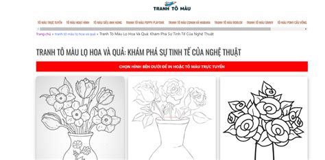 Tại sao tô màu lọ hoa và quả là hoạt động giải stress tuyệt vời