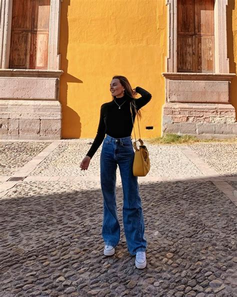 Calça wide leg jeans saiba como usar nessa tendência Wide leg jeans