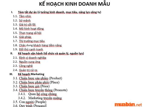 Mẫu kế hoạch kinh doanh Hướng dẫn chi tiết và bí quyết để tăng doanh