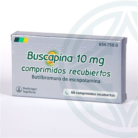 Buscapina 10 mg 60 comprimidos recubiertos Antiespasmódico Farmacia