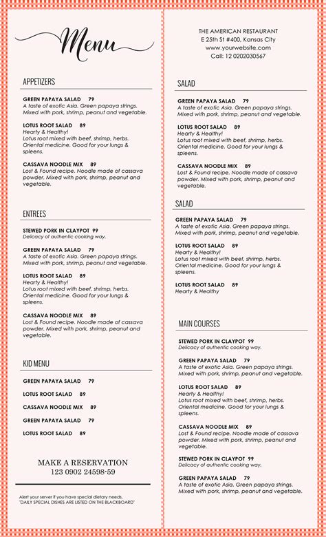 WordPress Custom Menu Template Detrester