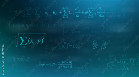 Creative Vector Illustration Of Math Equation Mathematical Arithmetic
