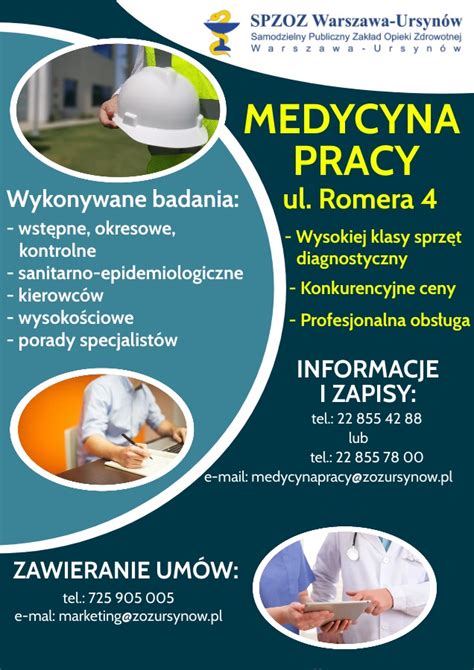 SPZOZ Warszawa Ursynów Medycyna pracy