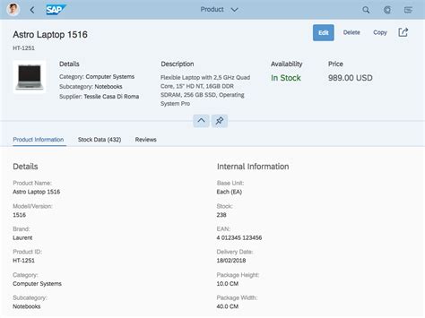 Object Page Floorplan Sap Fiori Element Sap Fiori Design Guidelines