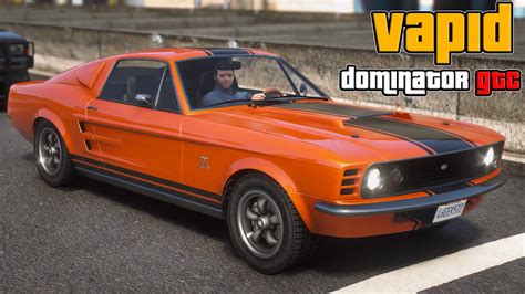 Vapid Dominator GTC 67 Ford Mustang Fastback GTA V Lore Friendly
