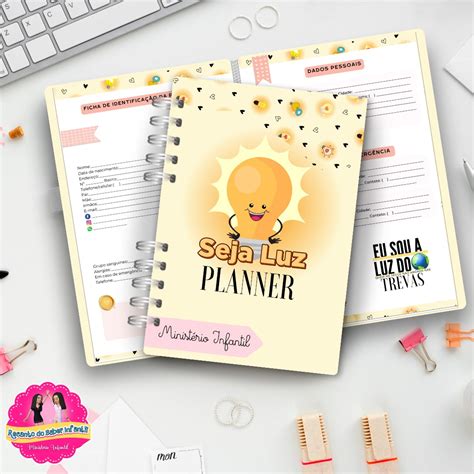 Planner Seja Luz Bíblico RECANTO DO SABER INFANTIL