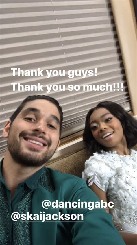Alan Bersten And Skai Jackson TeamReachForTheSkai Skai Jackson