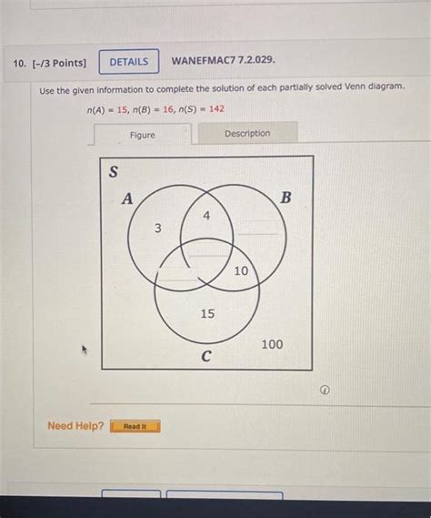 solved use the given information to complete the solution of