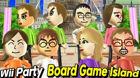 Wii Party Board Game Island Gameplay Guest E Vs Shouta Vs Abe Vs