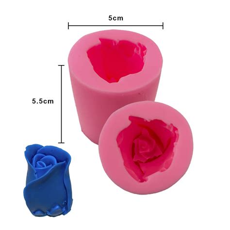 Molde de Silicón Botón de Rosas BioAlei