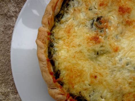 Quiche épinards champignons à la ricotta La tendresse en cuisine