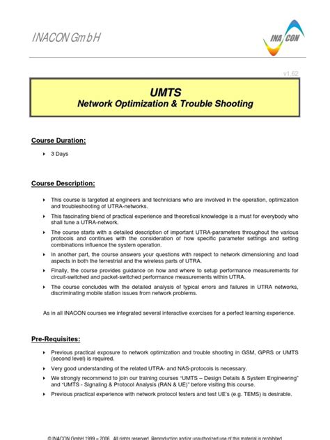 umts optimization parameter pdf computer network mathematical optimization