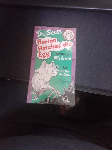 Dr Seuss Classics Horton Hatches The Egg 2 Tested VHS Narrated By Billy