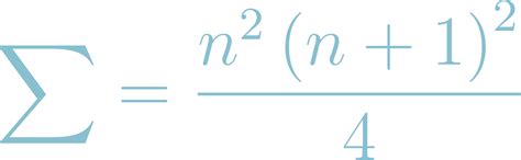 calculate sum of consecutive cubes by formula uses an online calculator