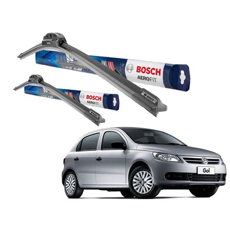 Par Palheta Limpador Parabrisa Original Bosch VW Gol G5 City Trend 2008