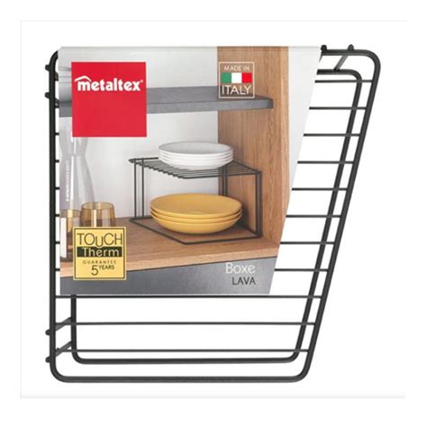 Ugaona Polica Boxe Lava 25x25x15cm Metaltex 361301 002 Volim Svoj Dom