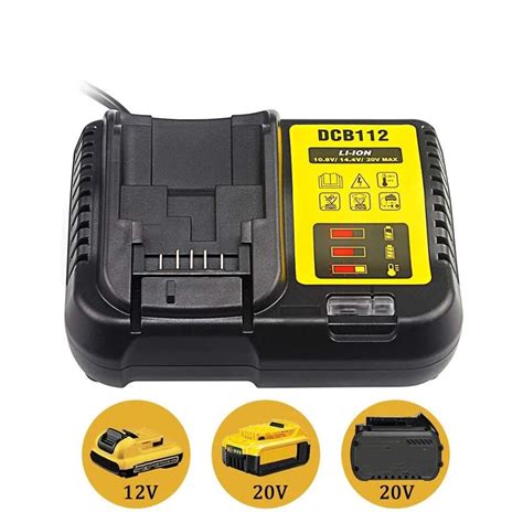 Dewalt Battery Charger 12 Dcb112 Dcb112 Li Ion Battery Charger 12 V
