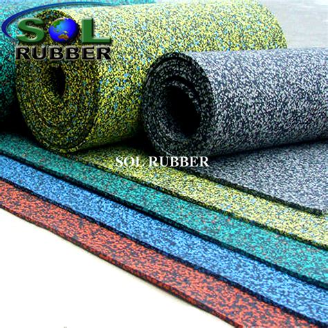 SOL RUBBER EPDM Gym Rubber Flooring Roll EPDM Particles Mixed Buy