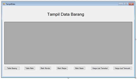 Cara Menampilkan Data Dari Database Mysql Server Ke Visual Studio