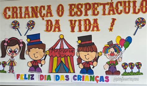 PAINEL CIRCO DIA DAS CRIANÇAS Professora Jani