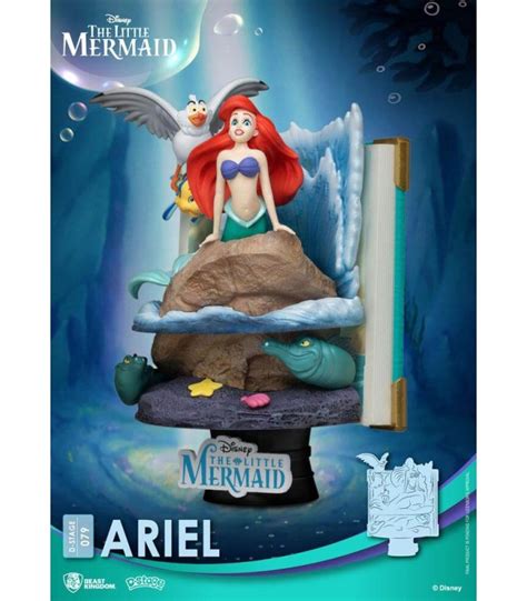 Disney Diorama D Stage Story Book Series Ariel La Sirenita New Version
