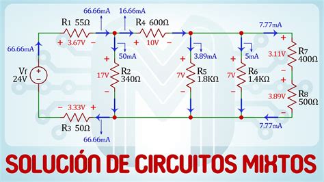 Cómo Solucionar Circuitos Mixtos Teoría básica YouTube