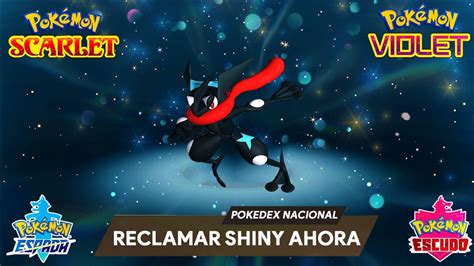 Consigue Ahora Greninja Shiny Para Pokemon Escarlata Y Purpura Pokemon