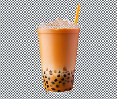 Premium PSD So Yummy Bubble Tea Boba Isolated On Transparent Background