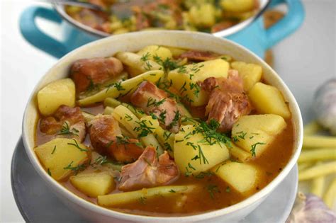 Zupa Z Fasolki Szparagowej Z Ziemniakami Kuchnia Na Wypasie