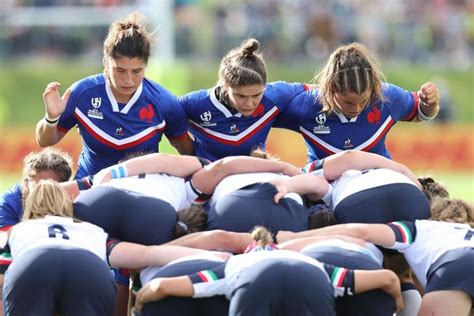 Rugby La mêlée un secteur porteur pour les Bleues au Mondial
