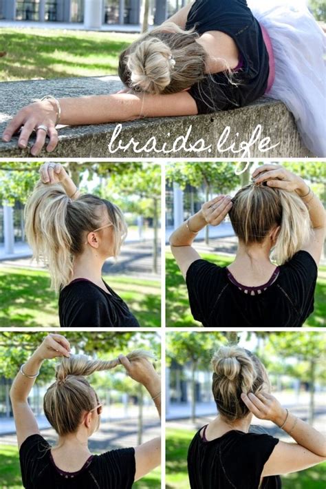 Wie Macht Man Einen Dutt Kurze Haare Madame Frisuren