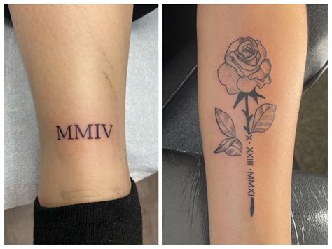 Aggregate 76 Roman Numeral Tattoo With Flowers Best In Cdgdbentre