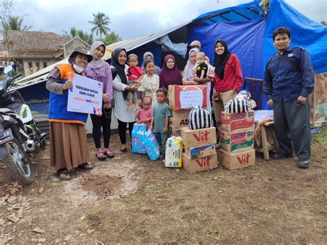 Aksi Relawan Kemandirian Salurkan Bantuan Logistik Untuk Warga Cianjur