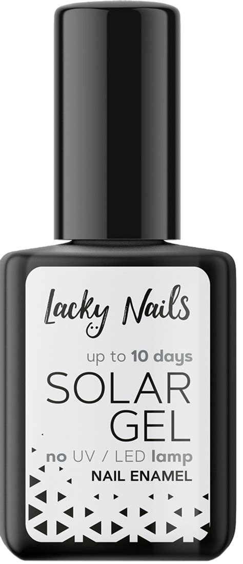 LACKY NAILS Solar Gel Lakier Do Paznokci Nr 01 Snowwhite 10 Ml