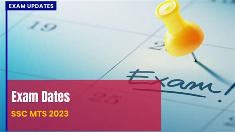 SSC MTS Exam Date 2023 The Date Of Exam Is 1 September 2023