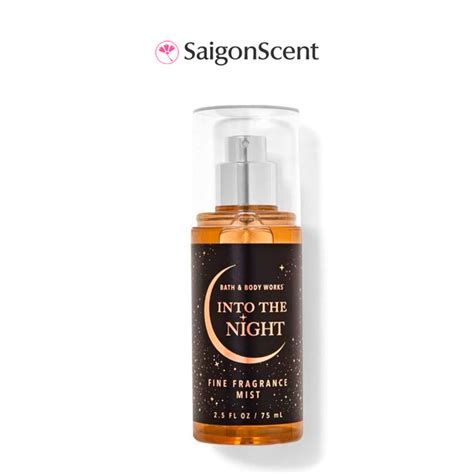 Xịt thơm toàn thân Bath Body Works Body Mist INTO THE NIGHT 75mL