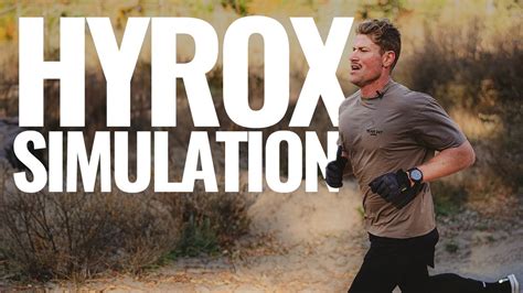 Hyrox Simulation Workout Wr Running Pace Youtube