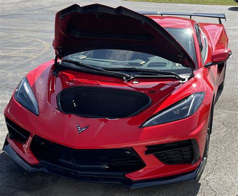 C8 Corvette Painted Frunk Compartment Filler Covers 3pc Kit
