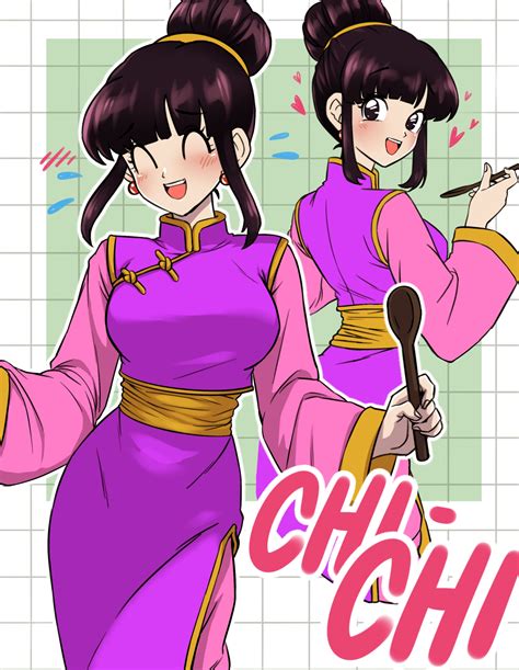 The Big Imageboard Tbib 1girl Absurdres Breasts Brown Eyes Chi Chi Dragon Ball Closed Eyes