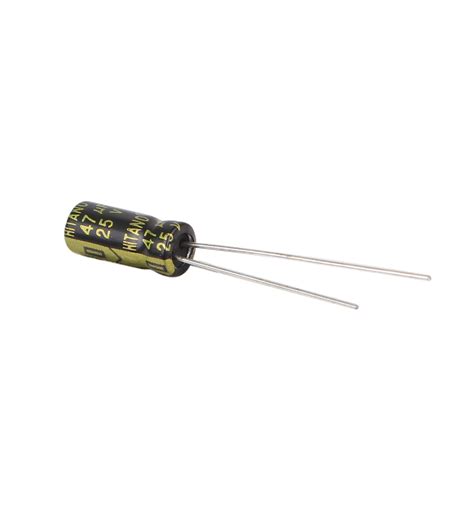 47μF 25V Electrolytic Capacitor Low Frequency DIY Electronics
