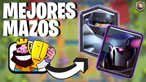 Mejores Mazos De MEGACABALLERO Y PEKKA De Clash Royale YouTube